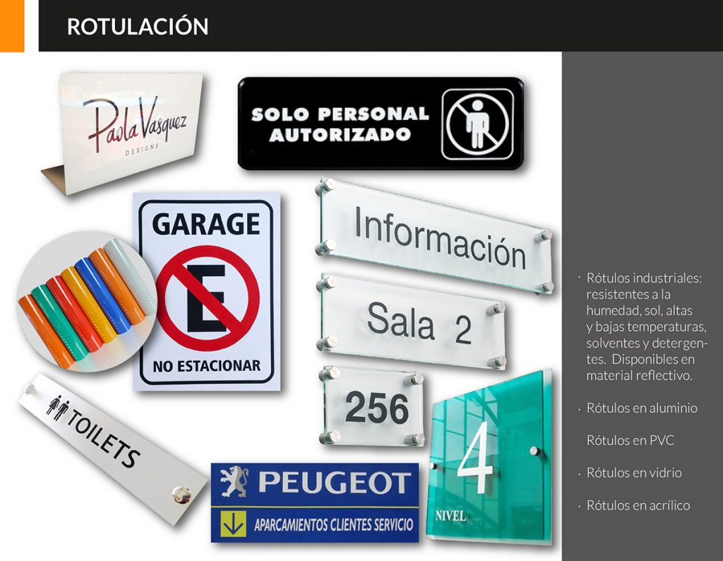Rótulos Industriales en diferentes materiales | Motivarte Guatemala